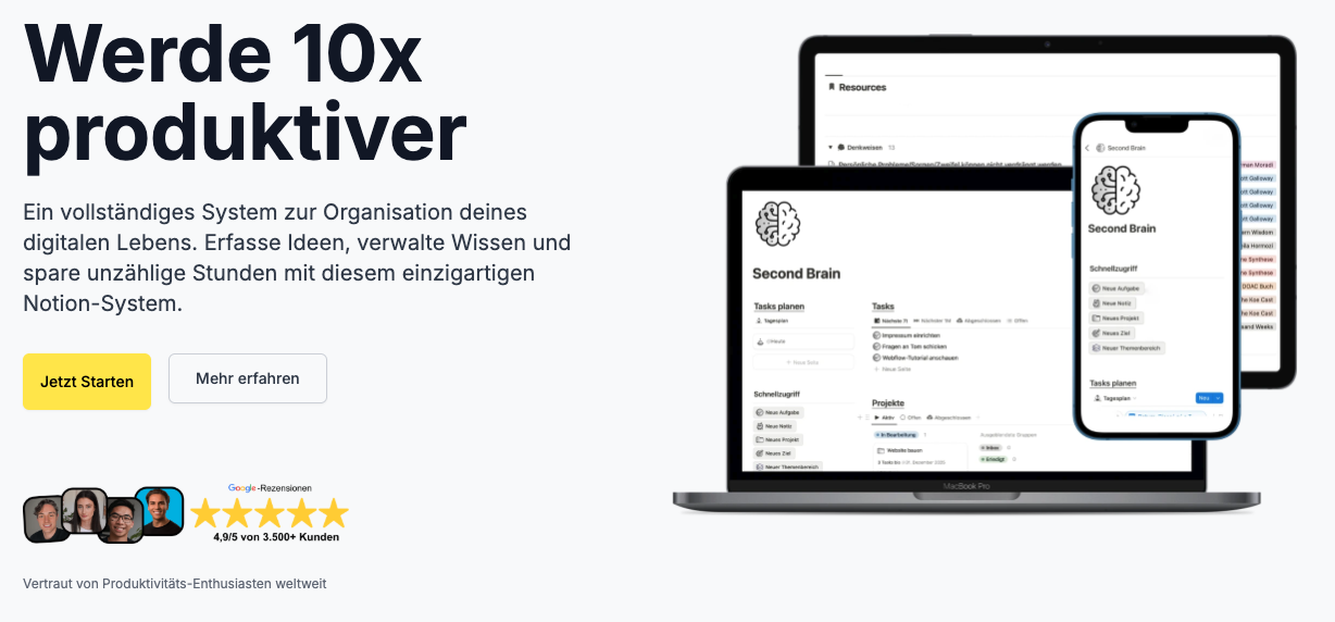 Second Brain - Werde 10x Produktiver